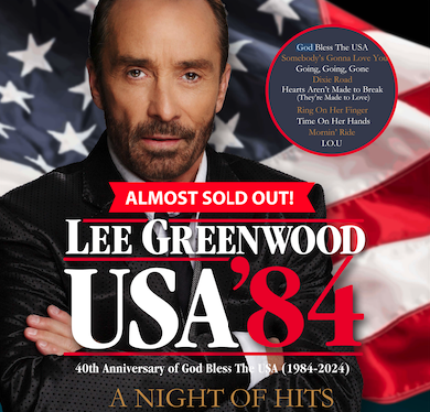 Limited Tickets Available For Upcoming Lee Greenwood Concert